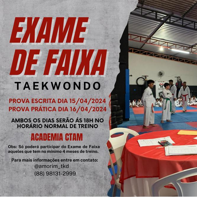 Exame de faixa colorida do Centro de Treinamento de Artes Marciais ...